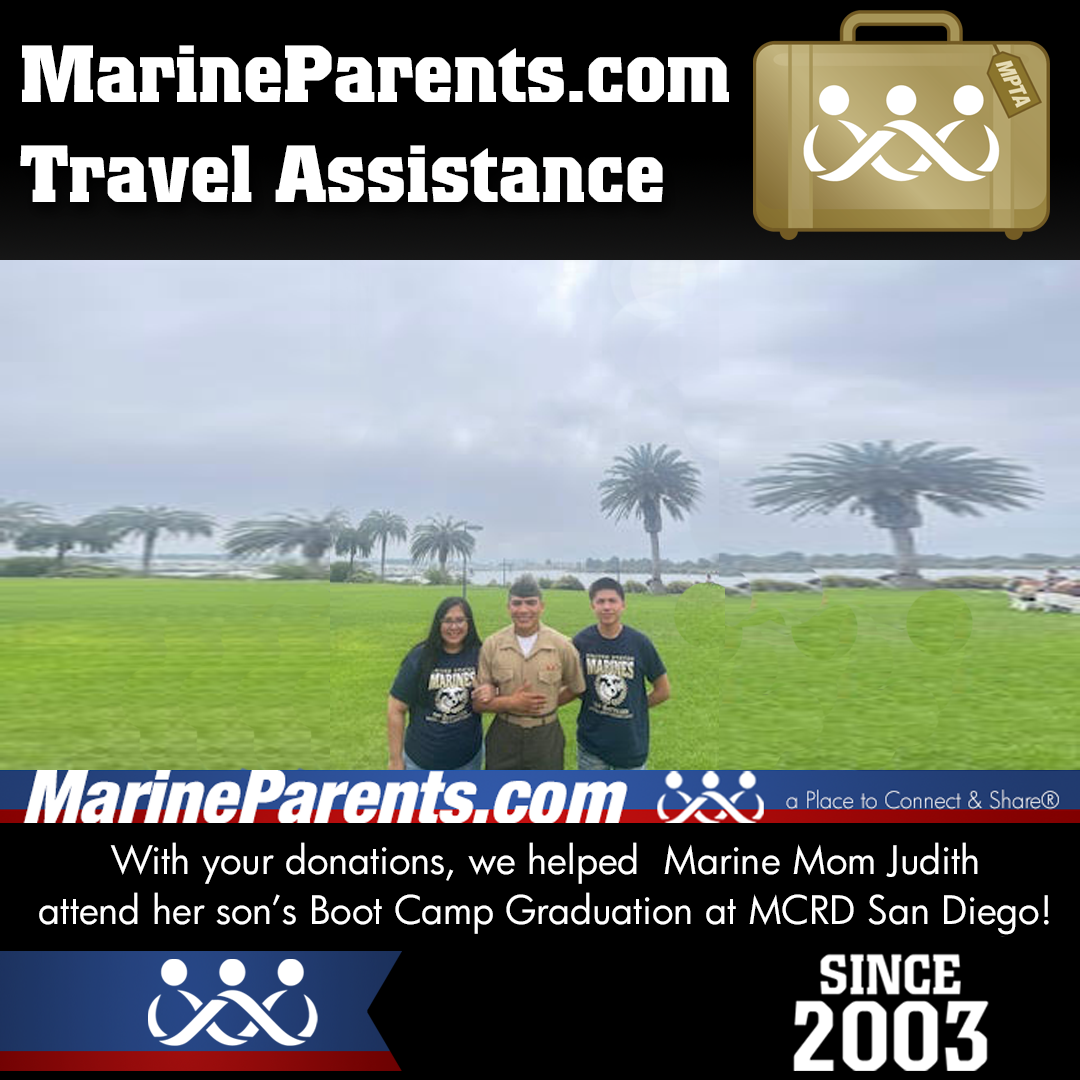 MPTA Helps Marine Mother, Judith, Attend Graduation