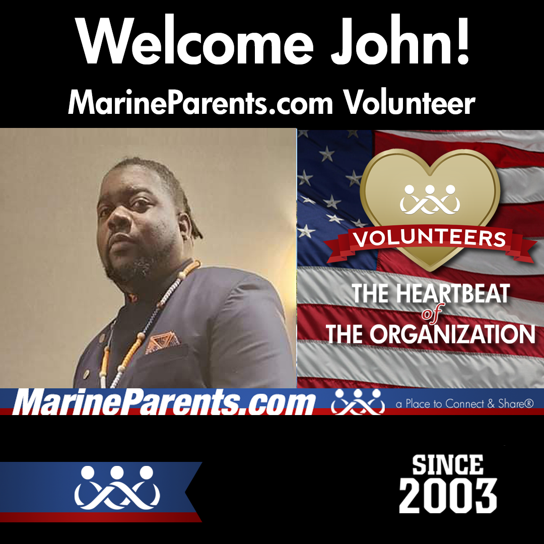 Congratulations to John Patterson, our newest Volunteer!