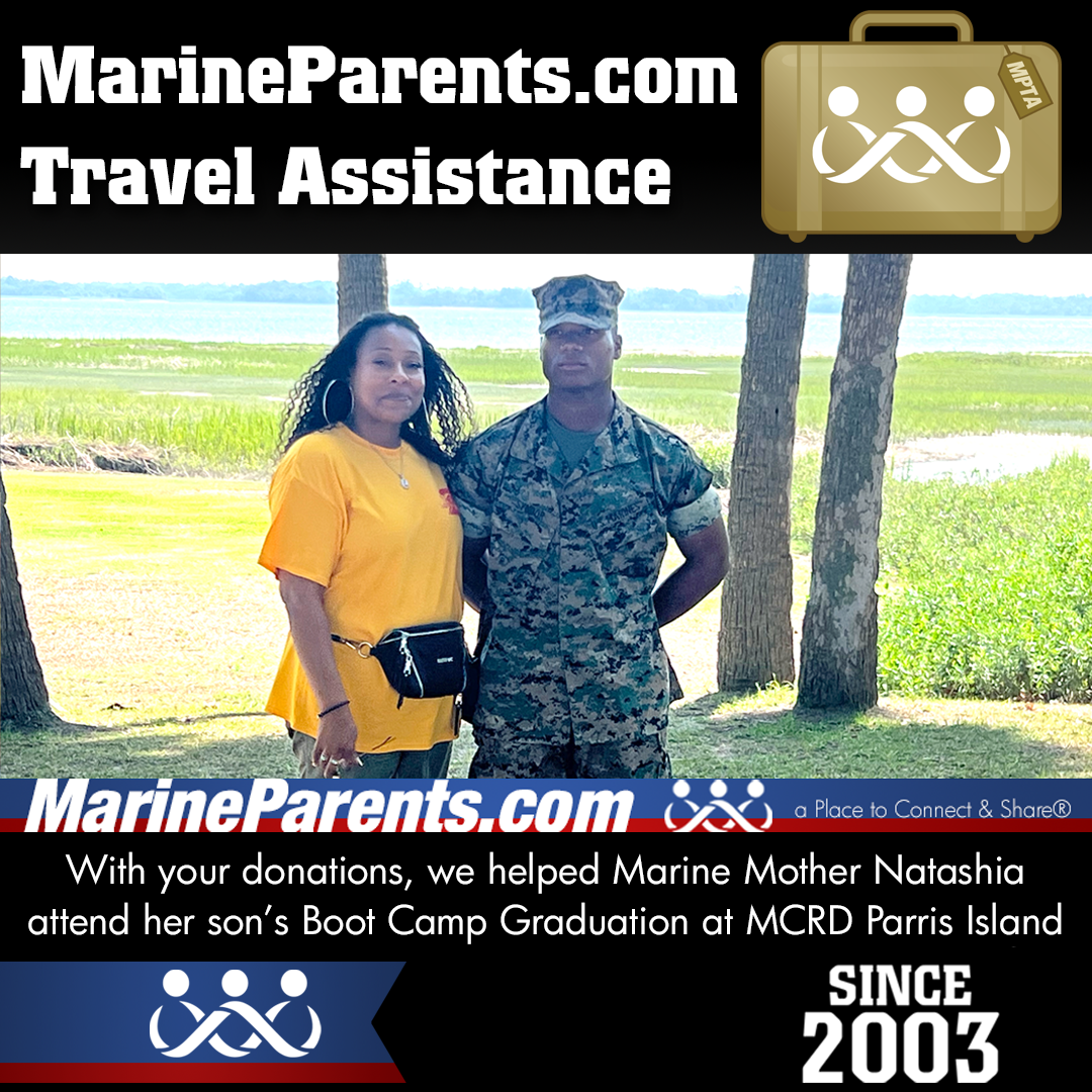 MPTA Helps Marine Mother, Natashia, Attend Graduation